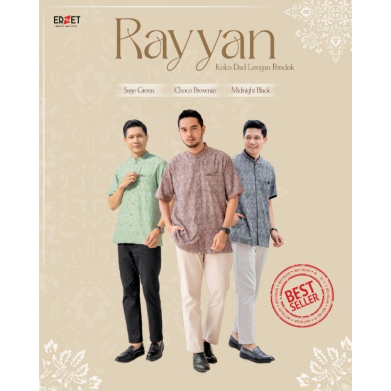 Jual KOKO RAYYAN BAHAN JACGUARD MOTIF TENUN by ATTIN | Shopee Indonesia