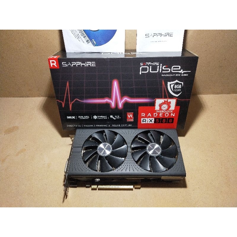 Jual Rx 580 8gb saphire pulse ddr5 unit only | Shopee Indonesia