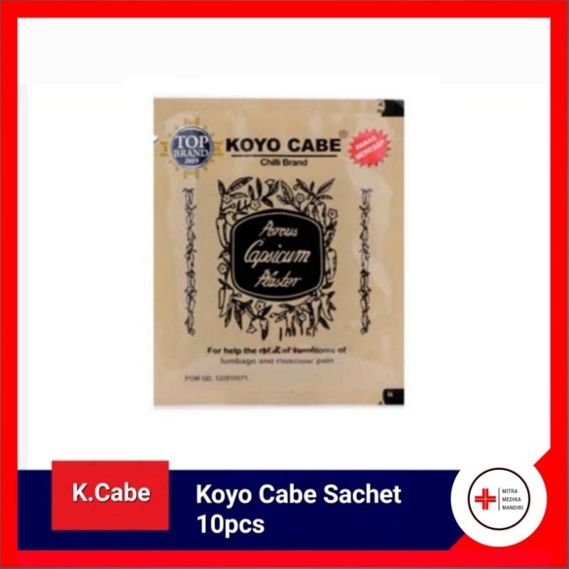 Jual Koyo Cabe Panas Pereda Pegal Nyeri Otot pack isi 10 pcs | Shopee ...