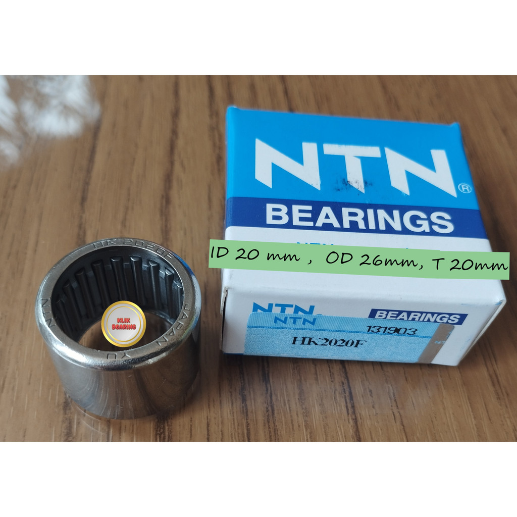 Jual Bearing Bambu HK2020F Laher HK2020F (ID 20 mm, OD 26mm, T 20mm ...