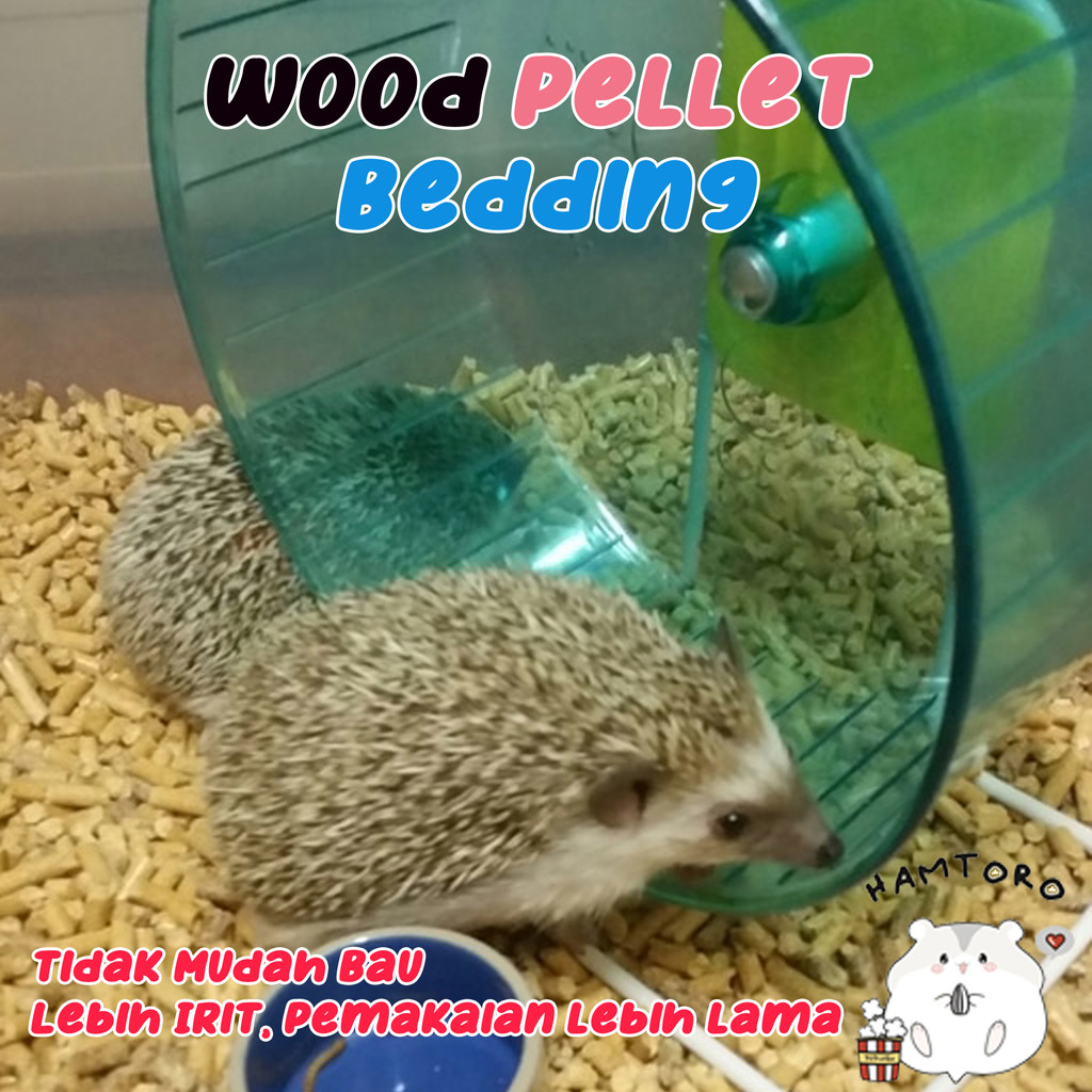 Jual Wood Pellet Bedding Alas Kandang Pelet Kayu Hamster, Landak Mini ...