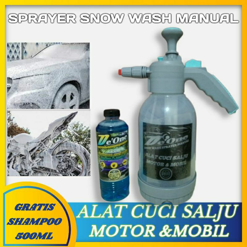 Jual ALAT SEMPROT CUCI SALJU PREMIUM/GRATIS SHAMPO 500ML | Shopee Indonesia