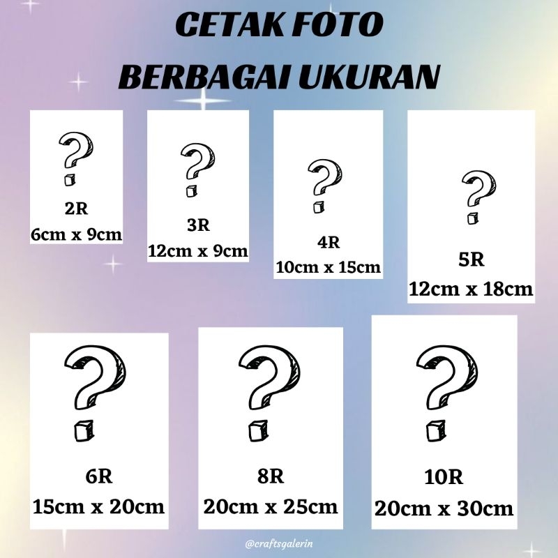 Jual Cetak Foto Murah Kualitas Premium Anti Air | Cetak Foto 2R, 3R, 4R, 5R, 6R, 8R, 10R ...