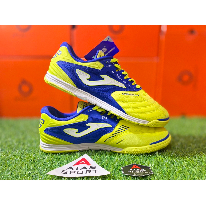 Jual Sepatu Futsal Joma Cancha 2109 Lemon Fluor-Blue Indoor | Shopee ...