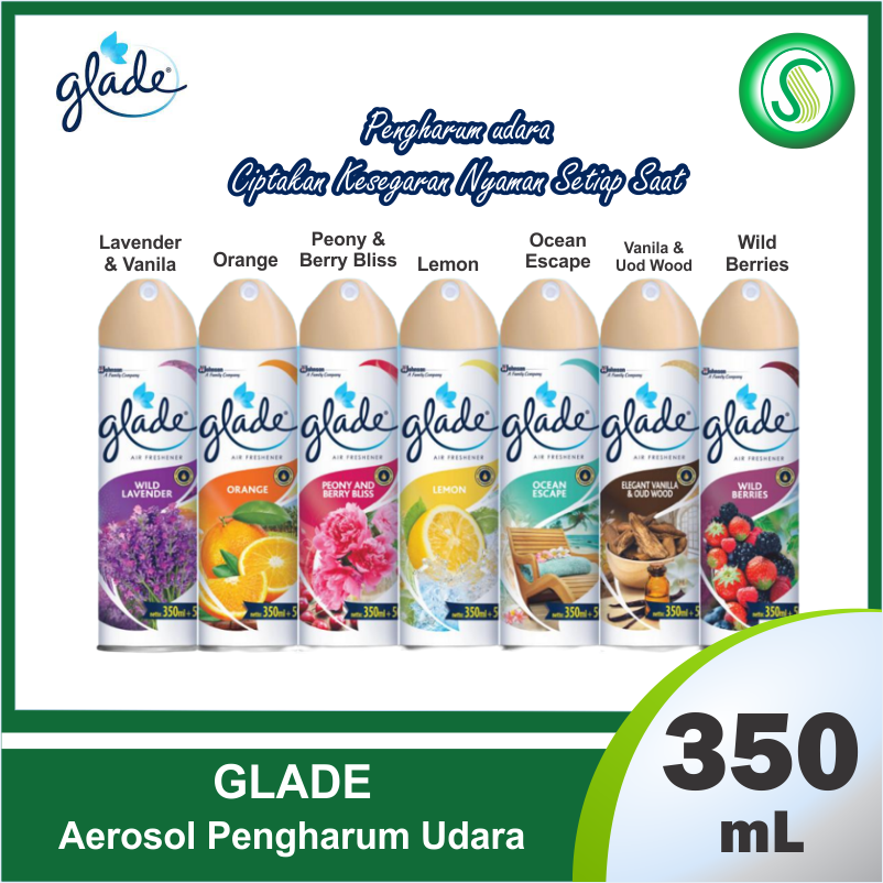 Jual Glade Aerosol Pengharum Ruangan 350ml | Shopee Indonesia