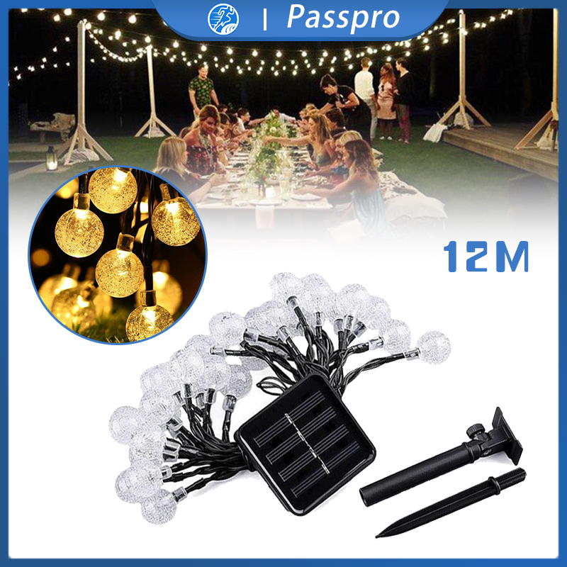 Jual 12 Meter 100 Led Lampu String Outdoor Lampu Tambler Lorong Taman ...