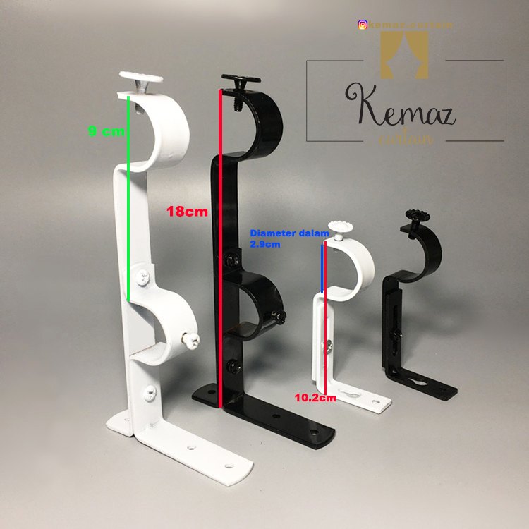 Jual BRACKET KAKI REL/ RAIL/ KAKI GORDEN/ Bracket Double-Single Gorden ...