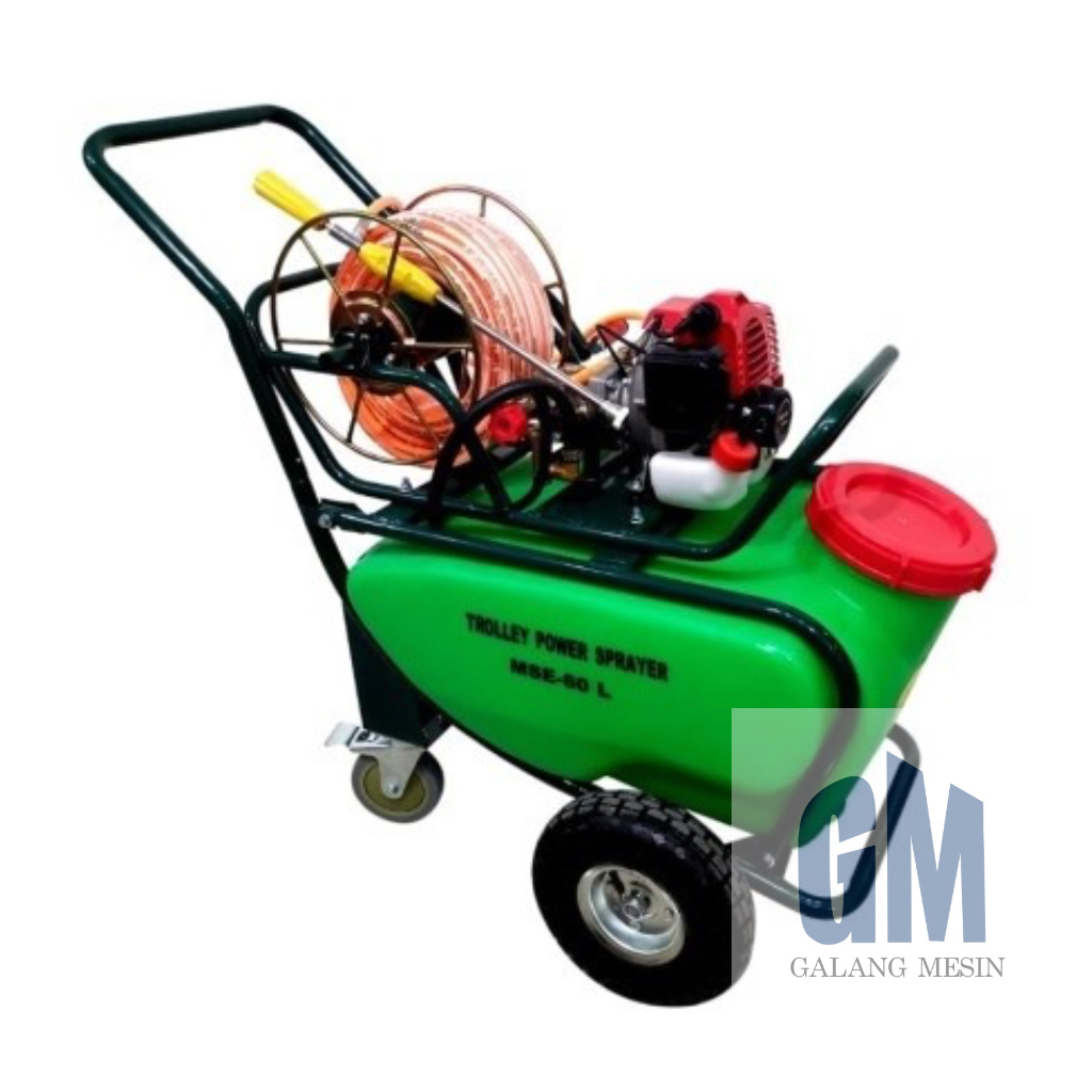 Jual Mahkota Trolley Power Sprayer MSE-60L Tangki 60 liter Alat Semprot ...