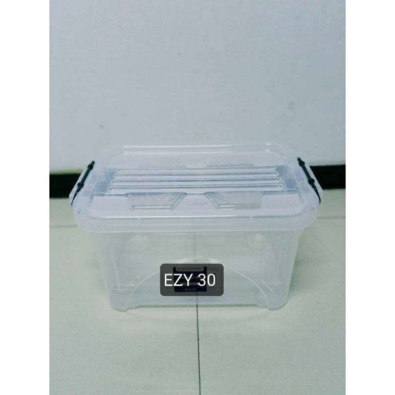 Jual Storage Box Container Ezy 30 Liter Bening Kotak Transparan CB 30 ...