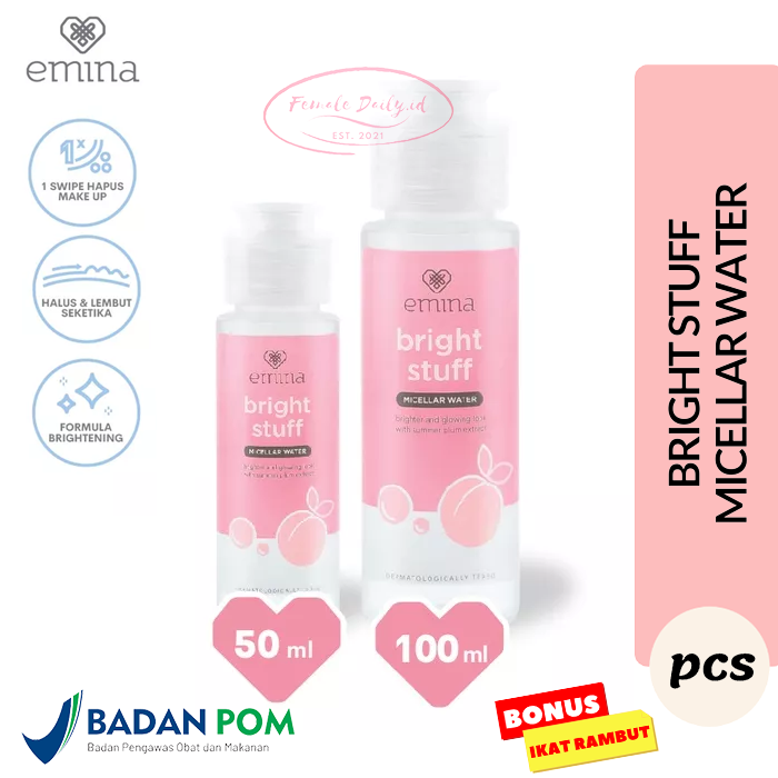 Jual EMINA BRIGHT STUFF Micellar Water | Shopee Indonesia