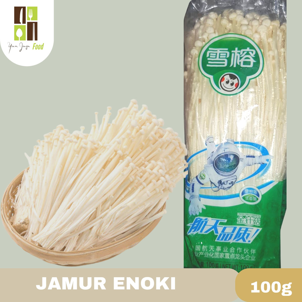 Jual Jamur Enoki / Enoki Mushroom/ Fresh / Premium/ Import Kemasan 100g ...