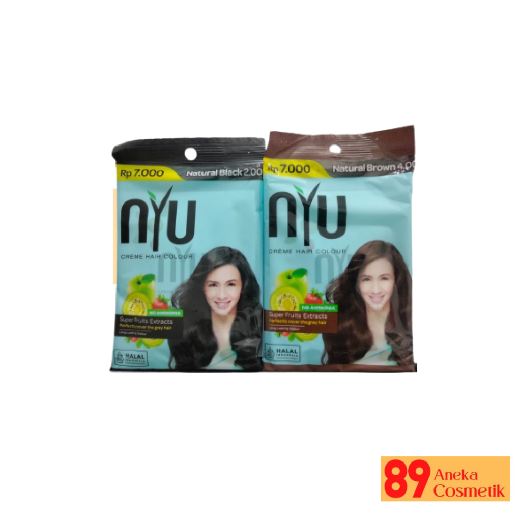 Jual NYU Creme Hair Colour 20gr - Pewarna Rambut - Cat Rambut Sachet ...
