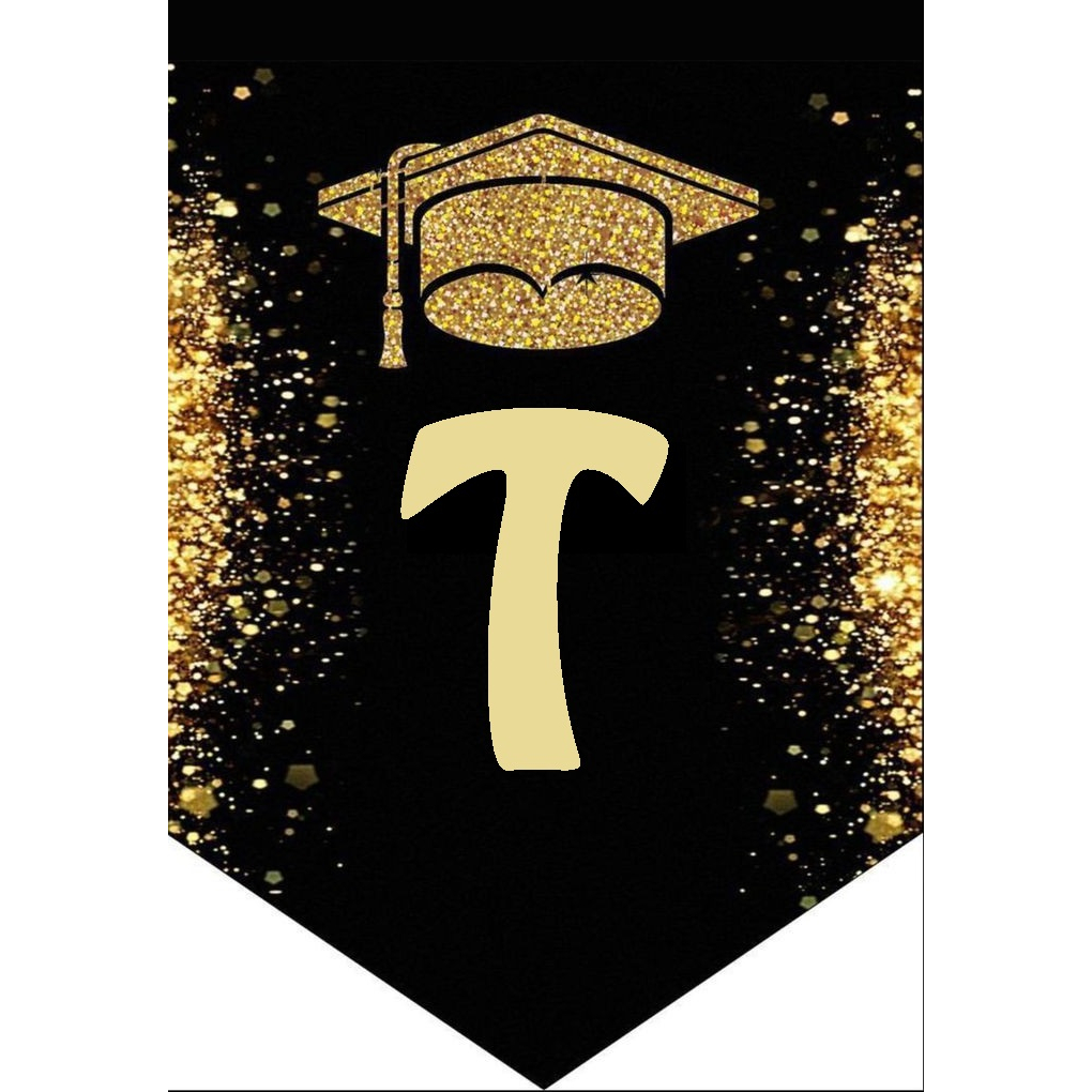 Jual Banner Tulisan Wisuda Happy Graduation / Dekorasi Hiasan Kelulusan ...