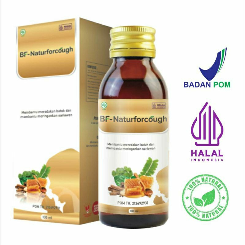 Jual Obat Batuk dan Sariawan Herbal BF NaturforCough untuk Anak sampai ...