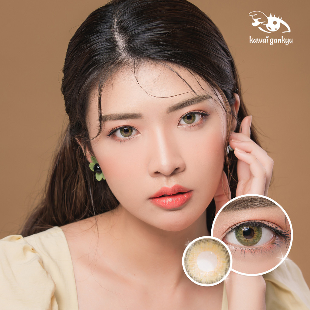 Jual KawaiGankyu Softlens - Princess symphony green (1botol/SETENGAH ...