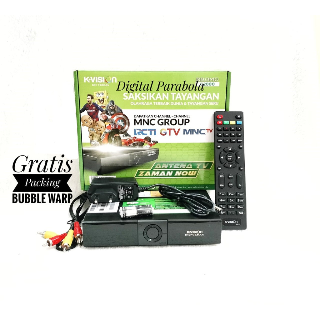 Jual Digital Receiver Kvision Bromo C2000 Hybrid Cband Kuband | Shopee Indonesia