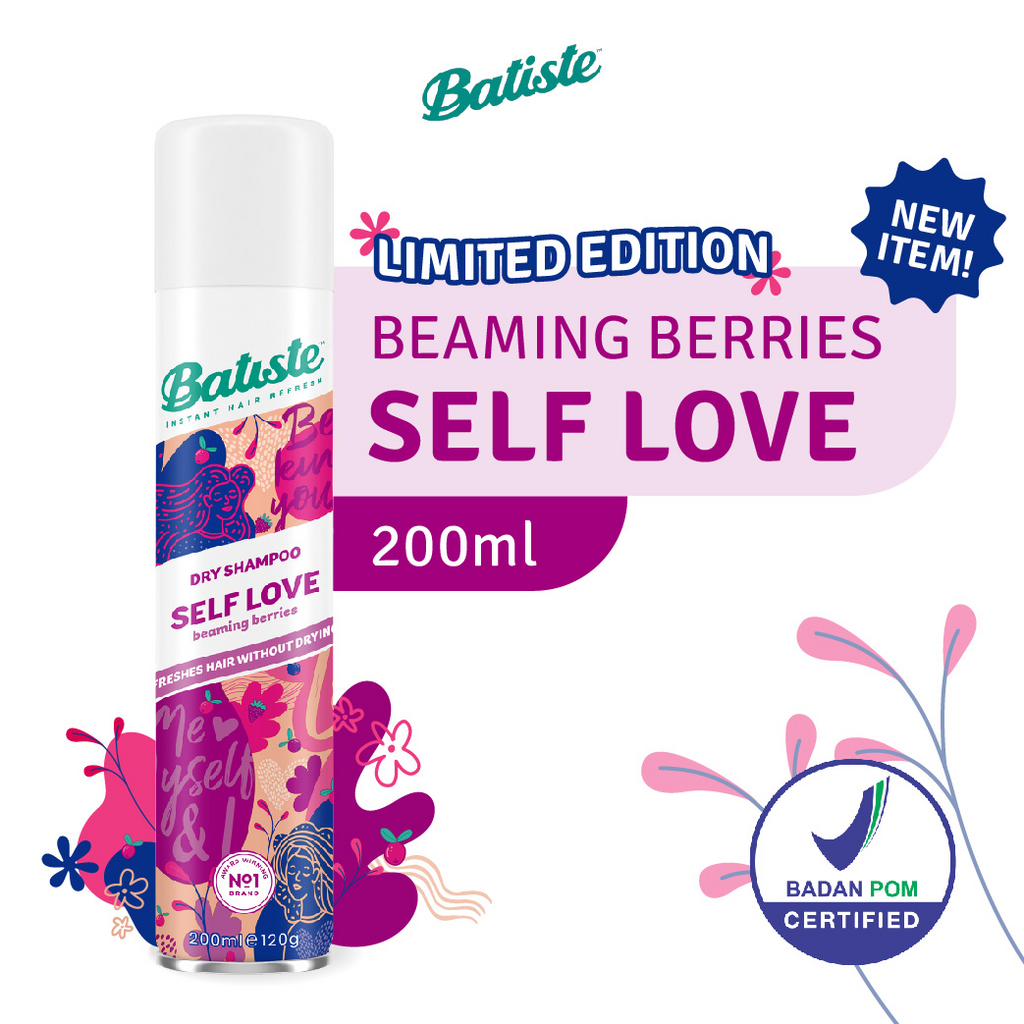 Jual Batiste Self Love Beaming Berries Dry Shampoo 200ml (LIMITED ...