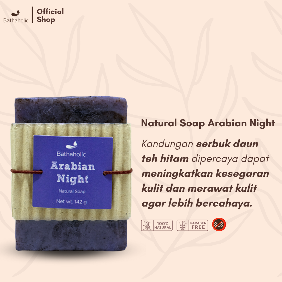 Jual Bathaholic - Arabian Night Natural Soap | Shopee Indonesia