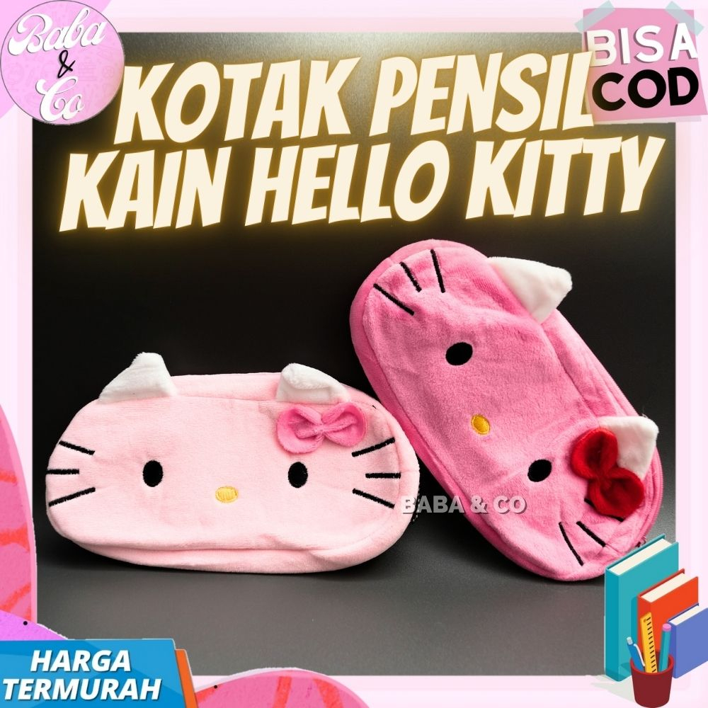 Jual KOTAK PENSIL HELLO KITTY TEMPAT PENSIL KAIN HELLO KITTY SANRIO COD ...