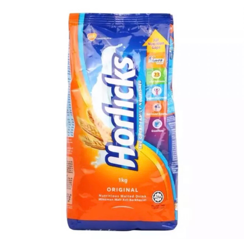 Jual Horlicks Original Cereal Malt Refill 1000gram Malaysia Horlik Horliks horlick | Shopee ...