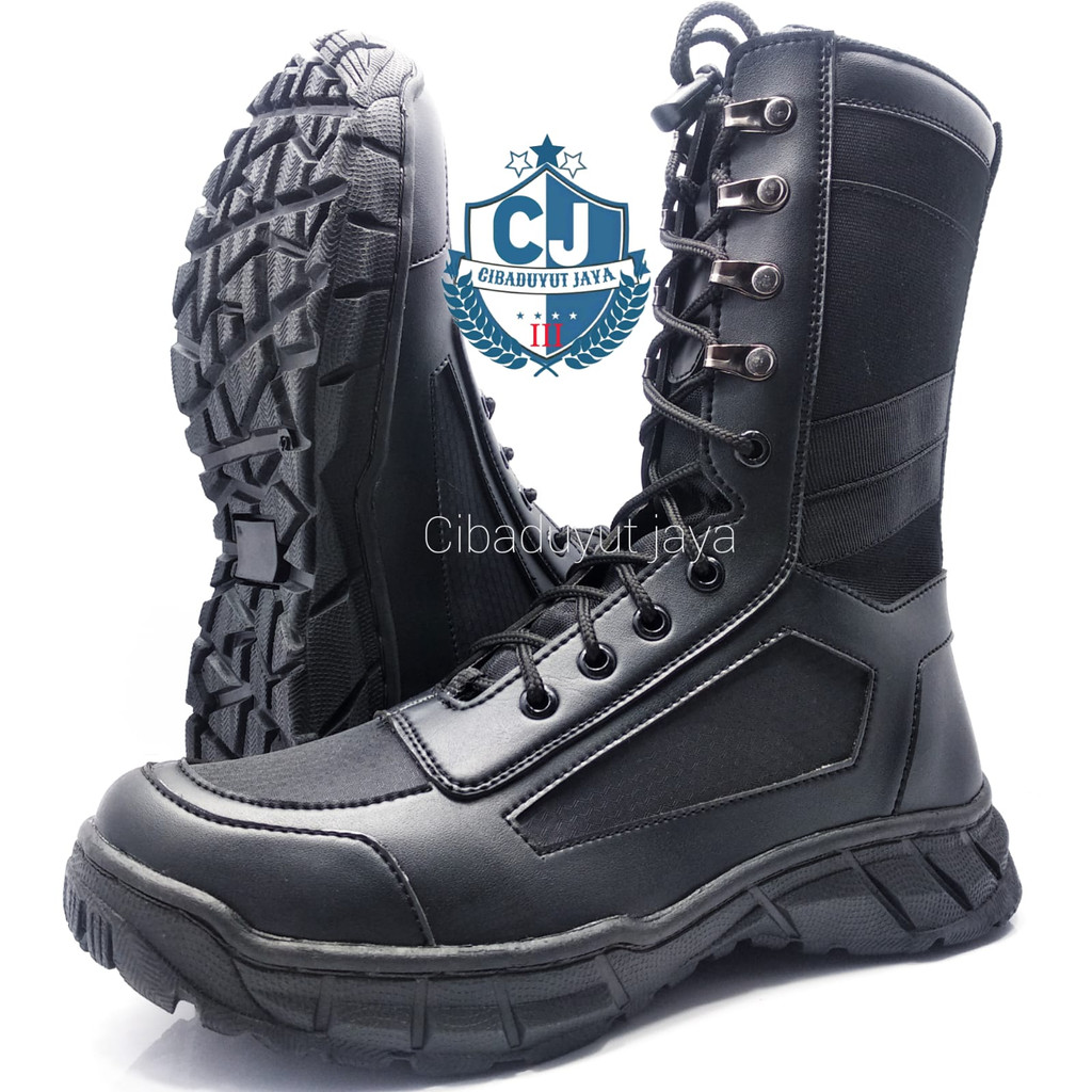 Jual SEPATU PDL TNI POLRI SATPAM POLPP HITAM 10inchi JARING TAWON ...