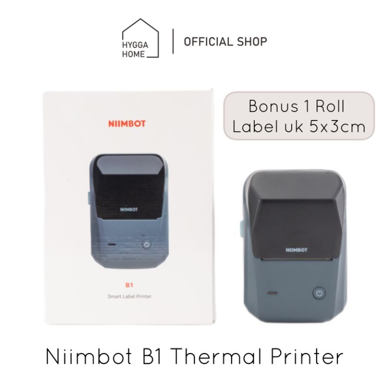 Jual Hygga Home Niimbot B1 Label Sticker Thermal Printer Portable /B21 ...