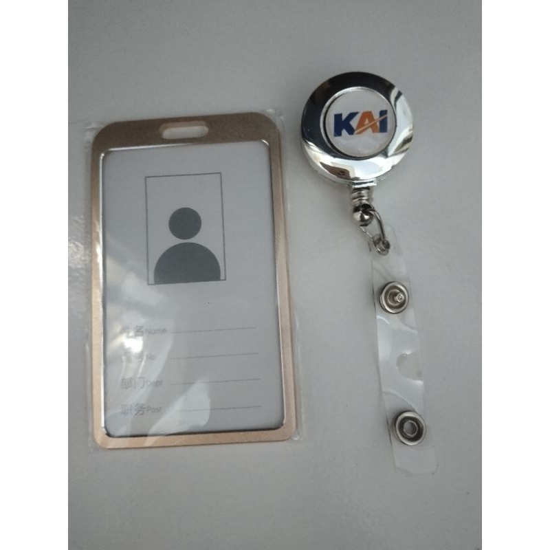 Jual KERETA API INDONESIA ID CARD HOLDER YOYO LUXURY NAME TAG PREMIUM ...