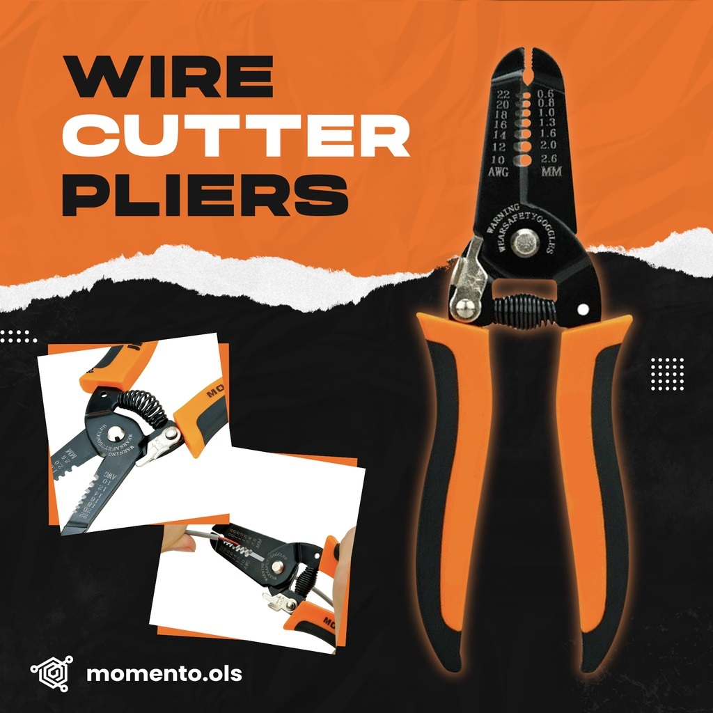 Jual Tang Kupas Kabel MULTIFUNGSIH Wire Stripper tang potong tang klem ...