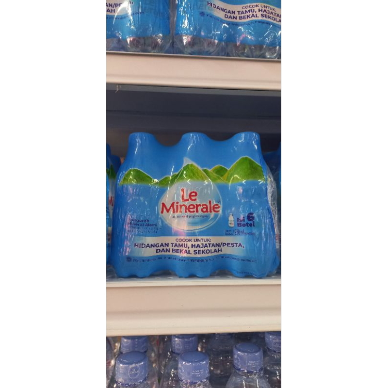Jual LE MINERAL MINI ISI 6 BOTOL | Shopee Indonesia