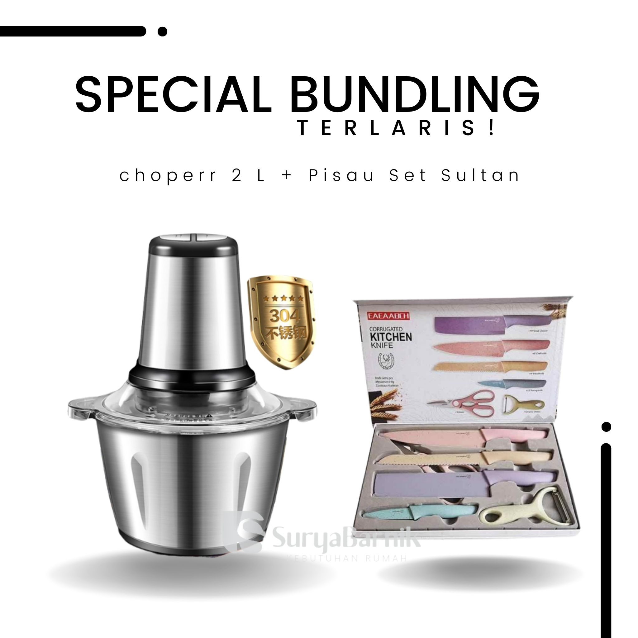 Jual Blender Daging Stainless 2.L / Meat Grinder Blender STAINLESS ...