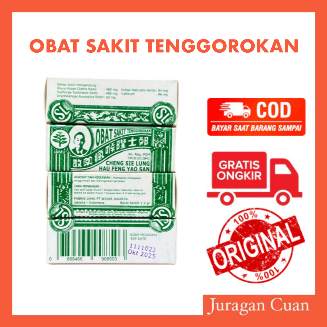 Jual OBAT SARIAWAN DAN SAKIT TENGGOROKAN HAU FUNG SAN / CHENG SIE LUNG ...