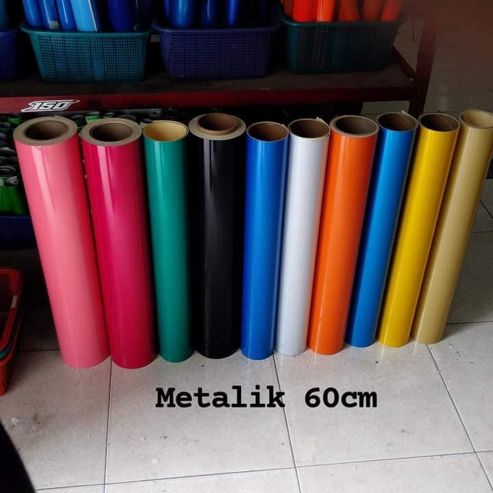 Jual Stiker Metalic Asahi Metalic Graflite bid 60 cm Orderan Pribadi ...