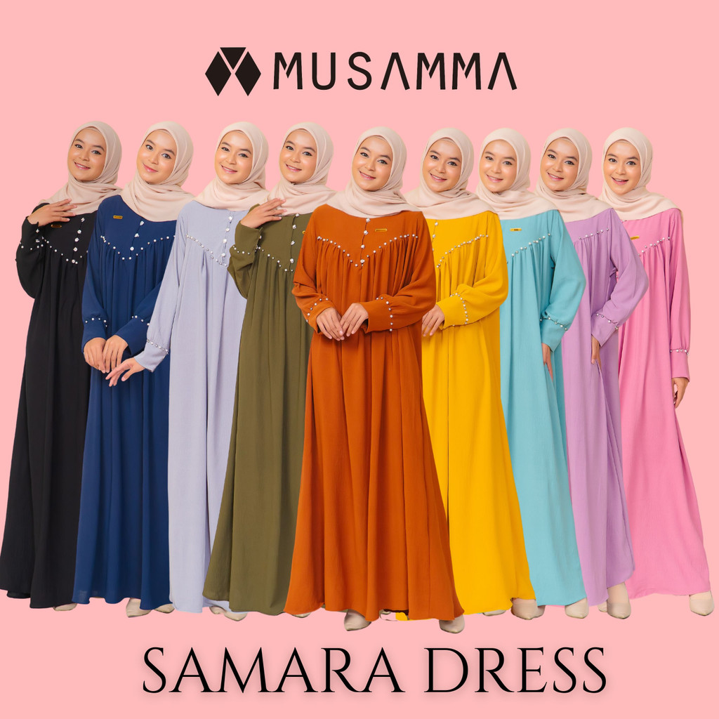 Jual MUSAMMA SAMARA DRESS | Shopee Indonesia