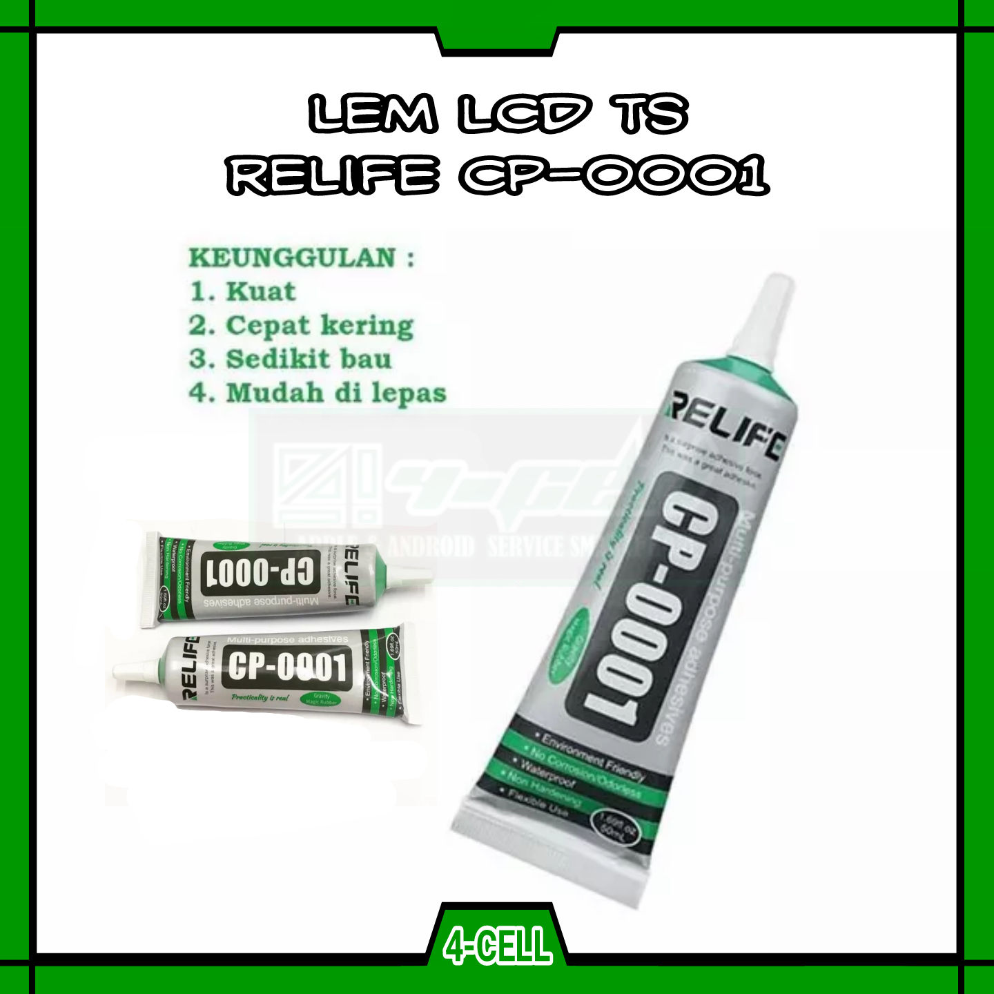 Jual LEM LCD TOUCHSCREEN / LEM JELLY RELIFE CP-0001 15ML DAN 50ML ...