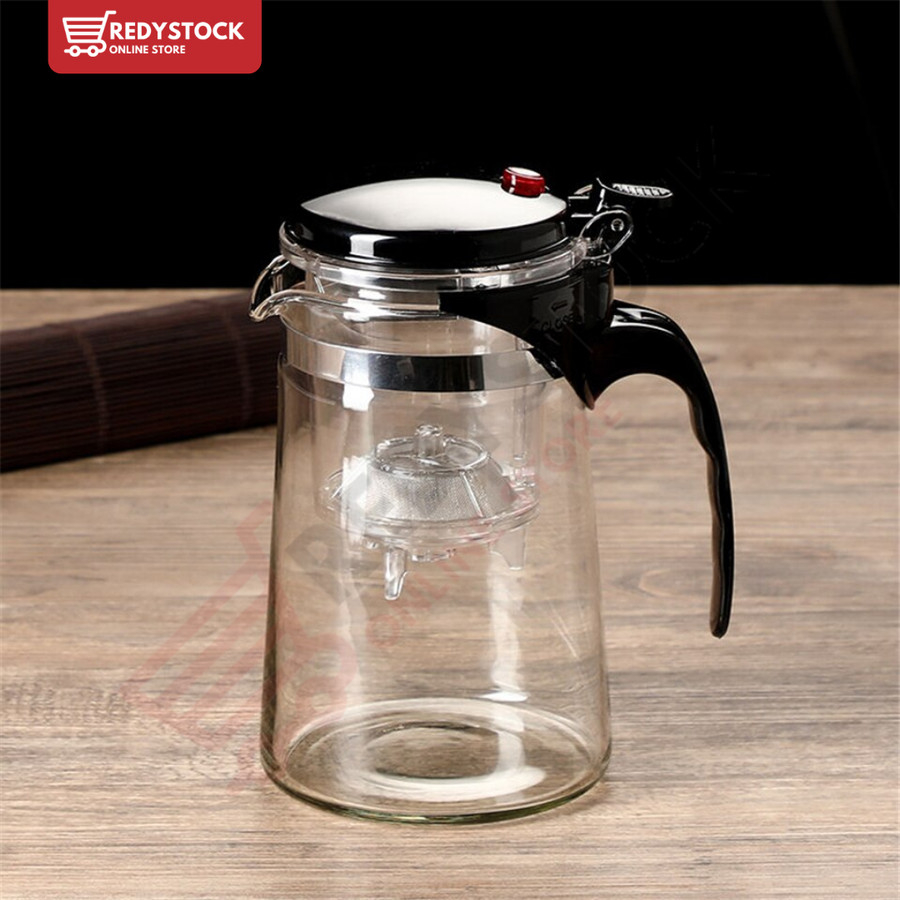 Jual TEA INFUSER POT 750ML PUSH BUTTON | TEKO TEH SARINGAN KACA - JY025 ...