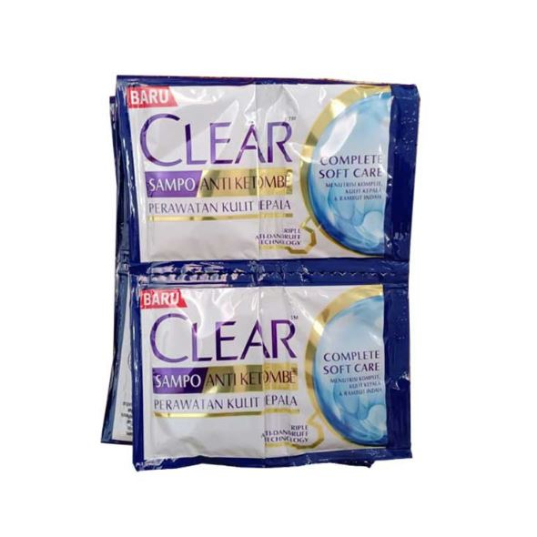 Jual Shampo Clear Sachet Isi 9 ml x 12 Sachet | Shopee Indonesia
