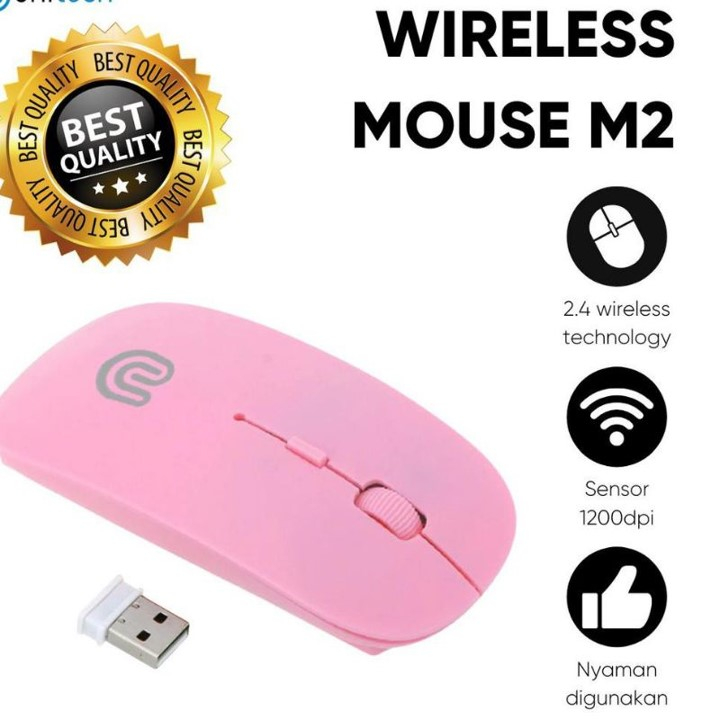 Jual Mouse Wireless Unitech M2 Optical USB Mouse | Shopee Indonesia