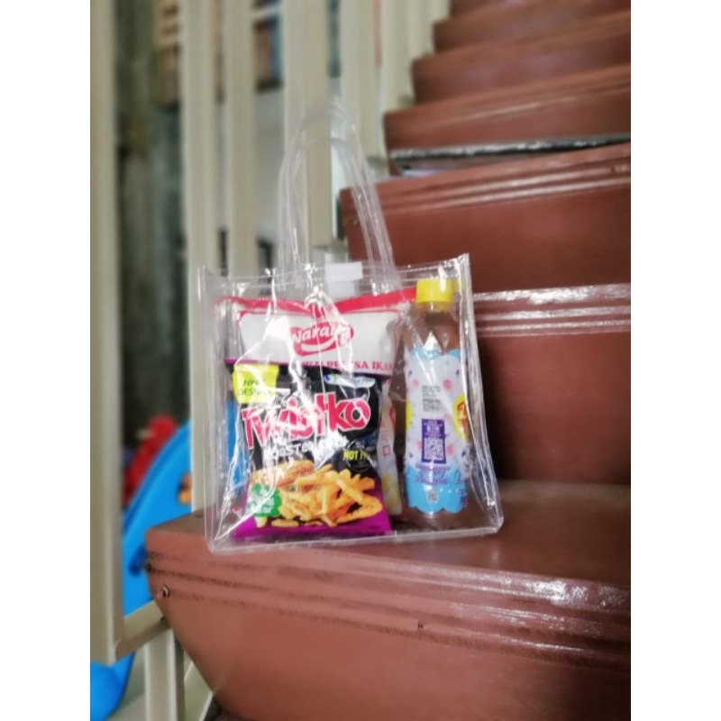 Jual tas mika Ready 20x10x20 muat dus kfc atau snack | Shopee Indonesia