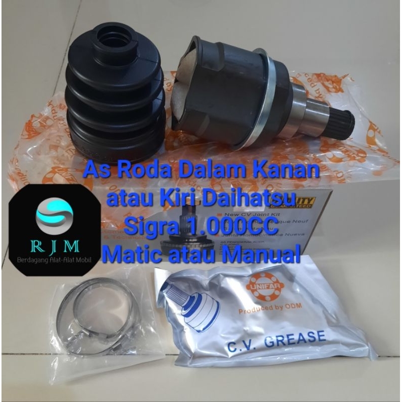 Jual CV Joint Inner atau As Roda Dalam Sigra 1.0 AT/MT Kanan/Kiri Unifar | Shopee Indonesia