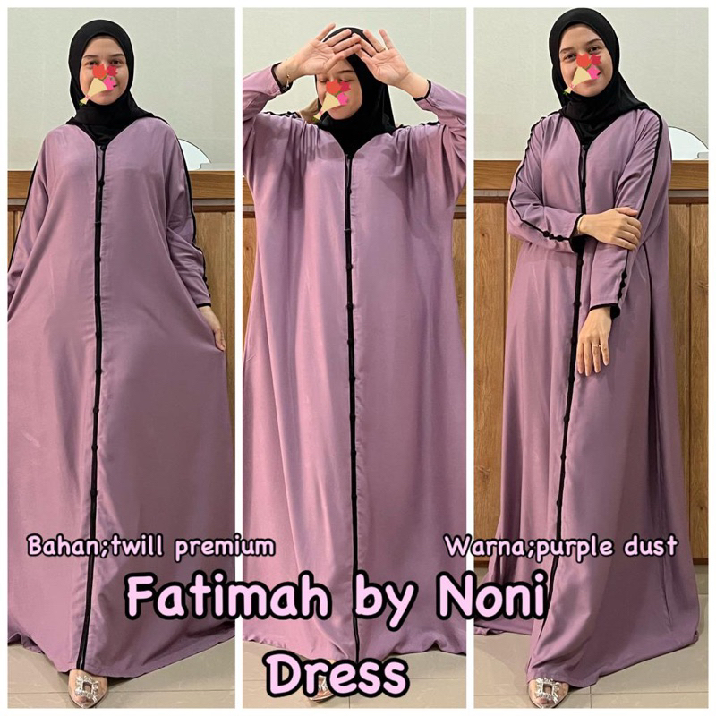 Jual Daster Arab NONI DRESS FATIMAH Kaftan Rayon Twill Premium Big Size ...