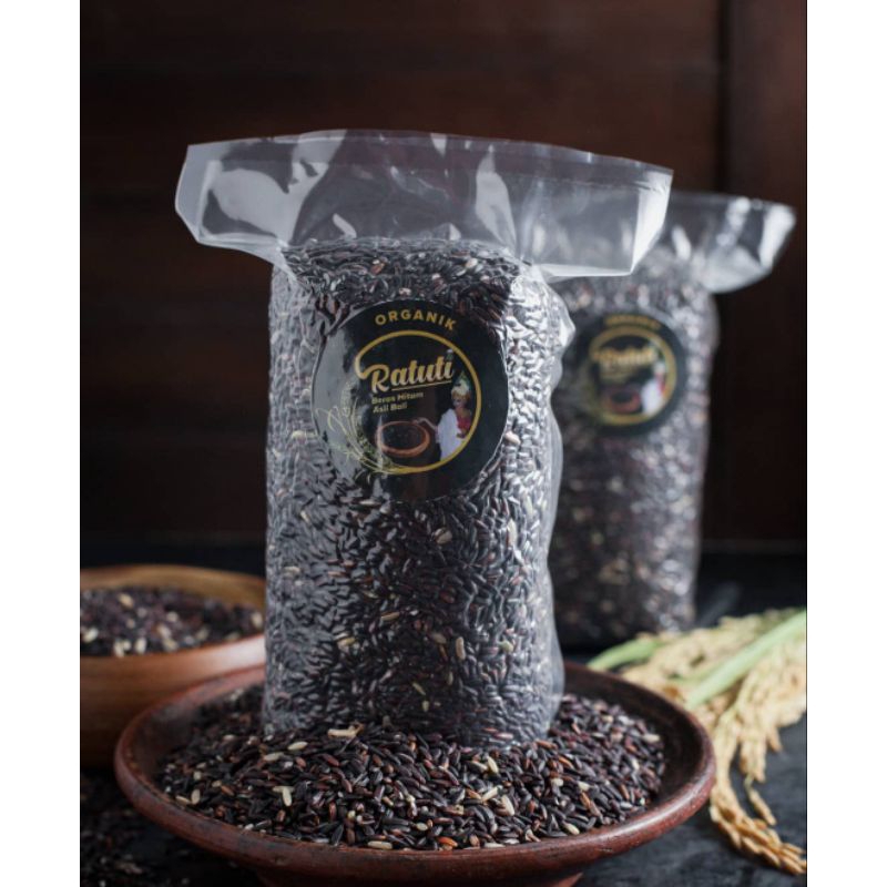 Jual Beras Hitam Ratuti Beras Bali (1kg packing vakum) | Shopee Indonesia