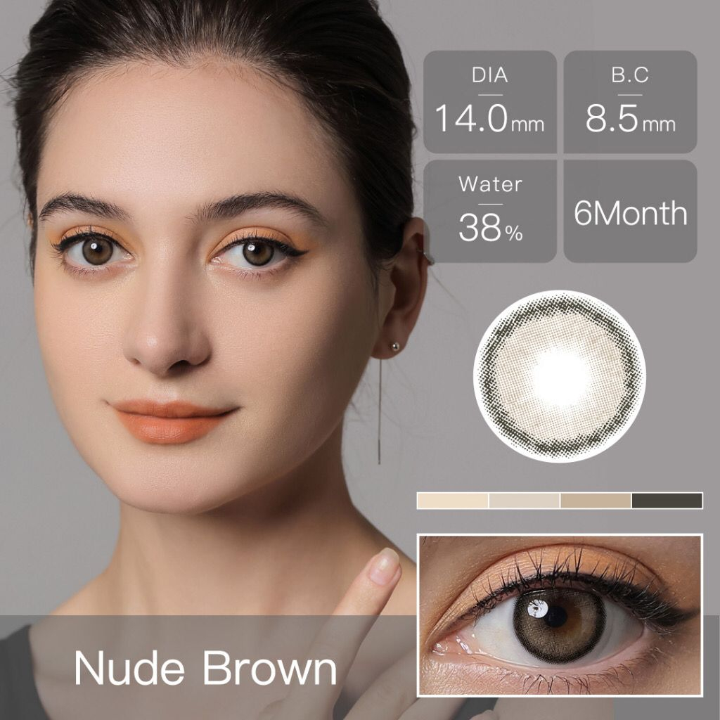 Jual Magister Softlens mata normal diameter 14.5 mm gray black brown ...