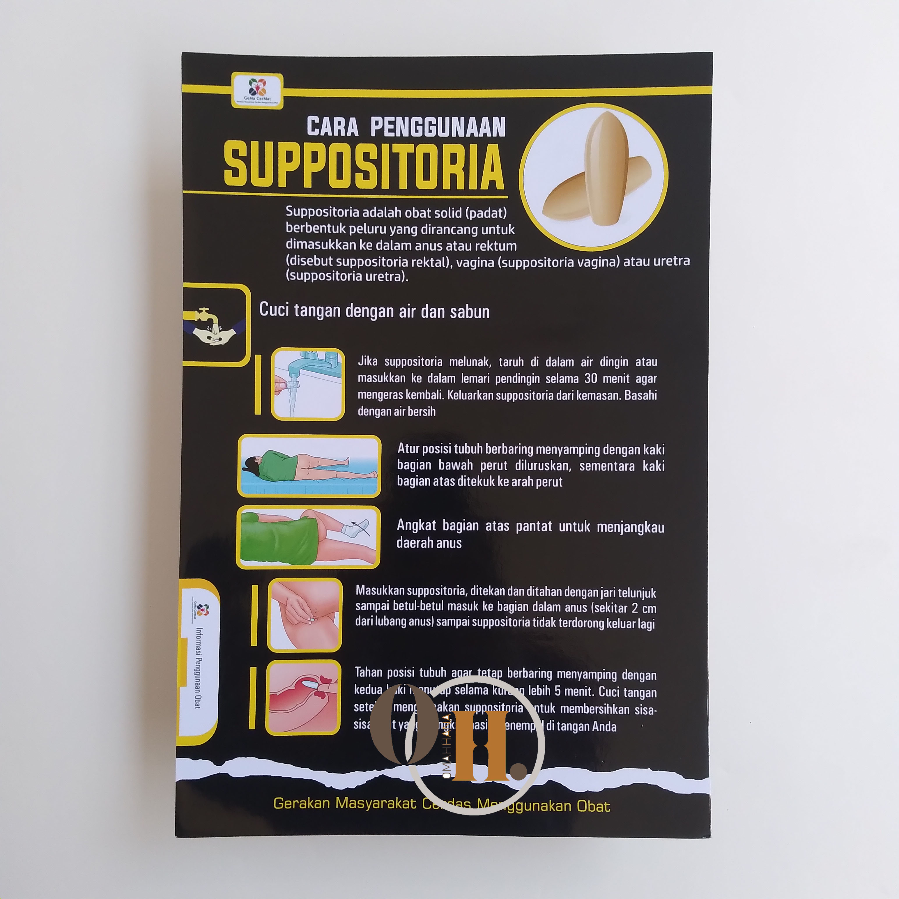Jual Poster Cara Penggunaan Suppositoria - Poster Suppositoria - Poster ...