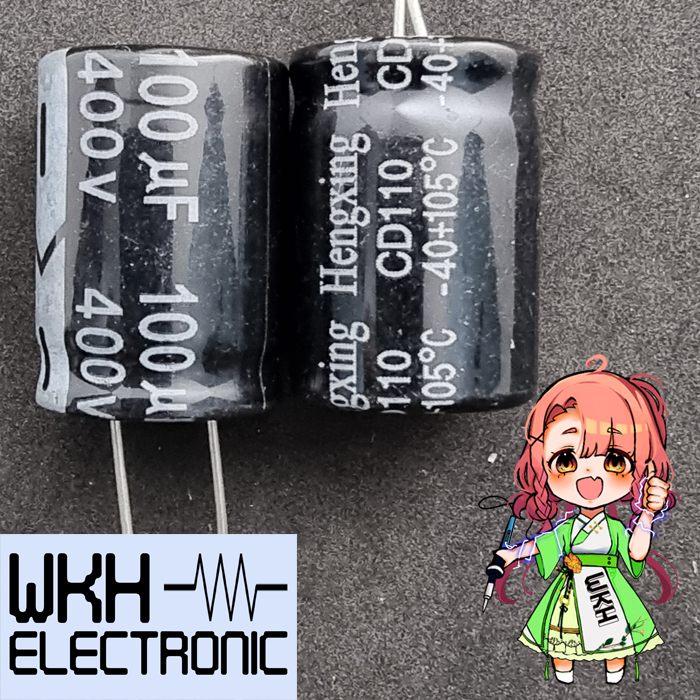 Jual Elco 400V 100uF Kapasitor Capacitor Elko 400 V 100 uF kaki panjang ...