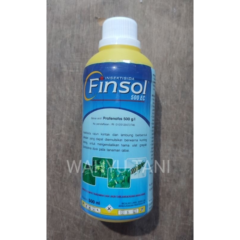 Jual FINSOL 500 EC INSEKTISIDA BAHAN PROFENOFOS KEMASAN 500 ML | Shopee Indonesia