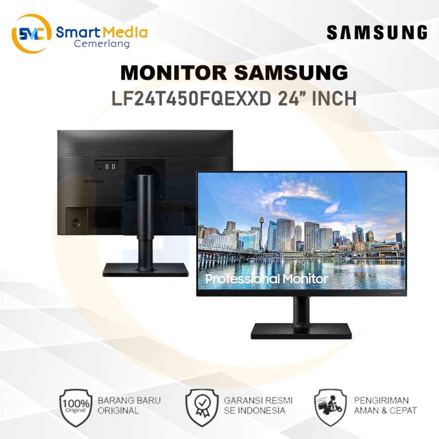 Jual Monitor Samsung 24 Lf24t450fqexxd 75hz Fhd Ips Bezel Less Monitor
