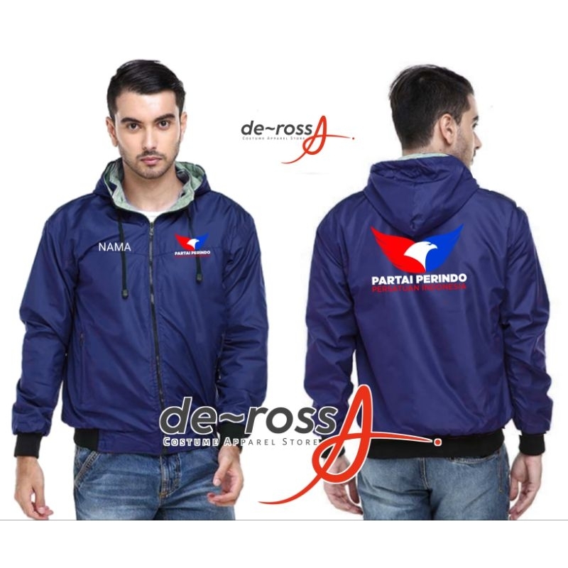 Jual PERINDO SERAGAM - Jaket parasut partai Perindo | Shopee Indonesia
