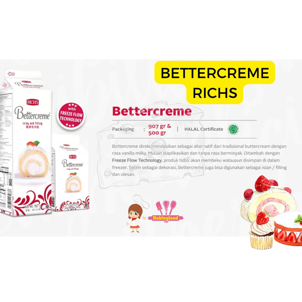 Jual Rich Bettercreme 907gr | Shopee Indonesia