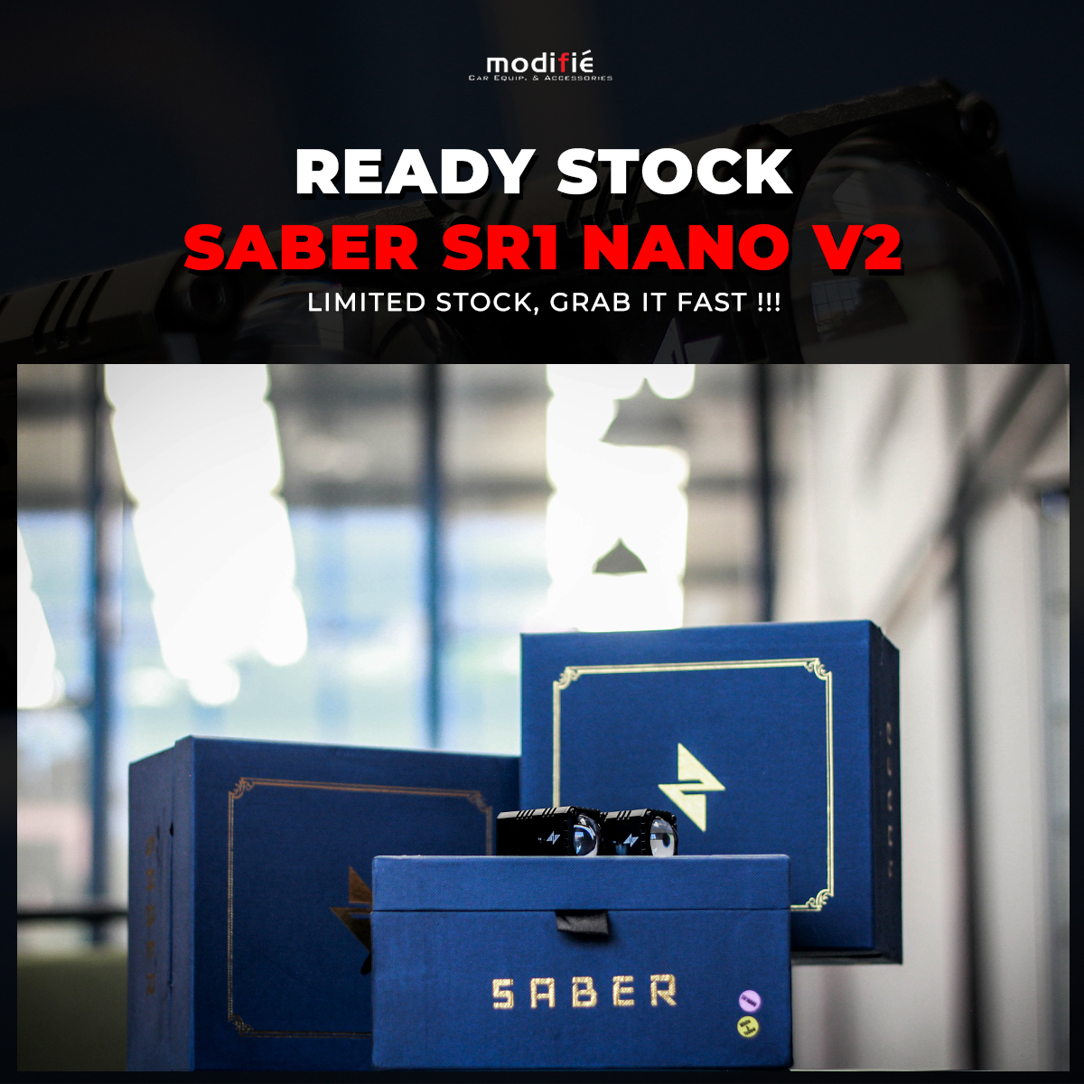 Jual New Mini Projector Saber SR1 NANO V2 modifiesby LED laser high ...
