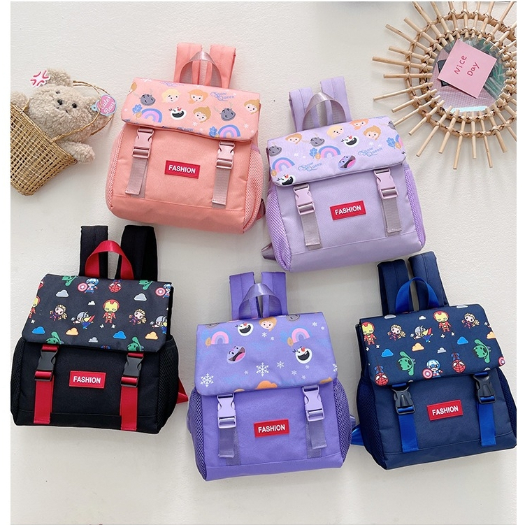 Jual HNK Tas sekolah anak TK PG PAUD superhero frozen Cewek cowok ...